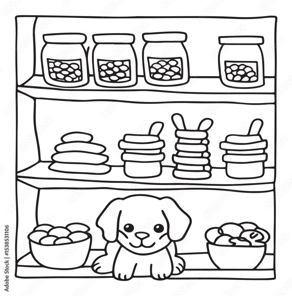 Dog Moments - Cute Puppy Life Coloring Pages | Fun Dog Activities | Dog ...