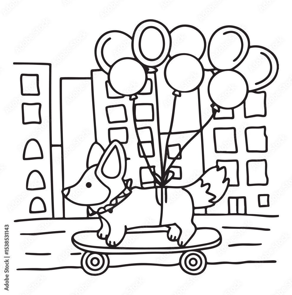 Dog Moments - Cute Puppy Life Coloring Pages | Fun Dog Activities | Dog ...