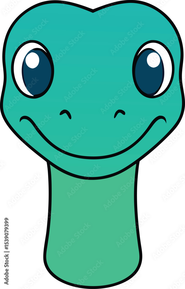 snake head icon clipart vector on transparent background Stock Vector ...
