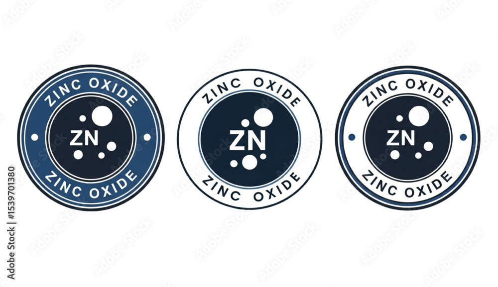 Zinc Oxide (ZnO) Chemical Compound Labels | Science and Chemistry ...