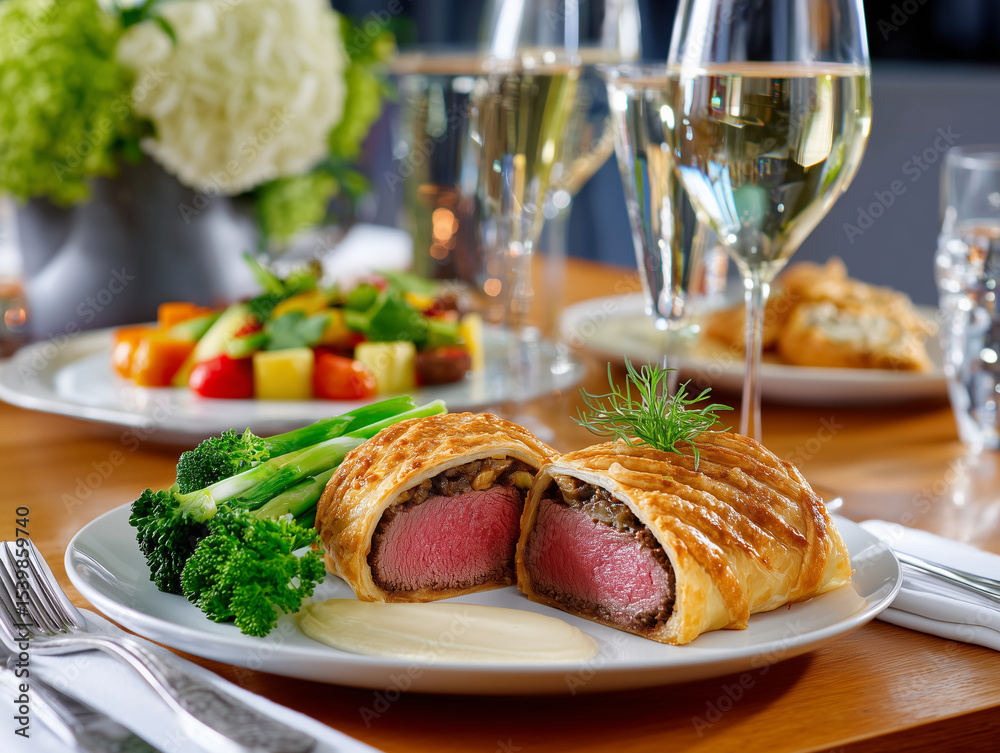 Exquisite Beef Wellington – Golden Puff Pastry with Truffle Duxelles ...