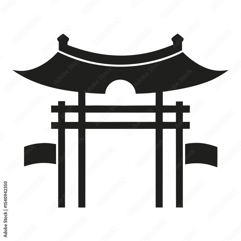 Japanese Torii Gate Iconic Symbol of Shinto Shrines and Sacred Spaces ...