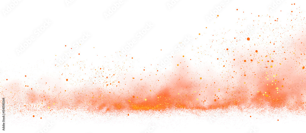 Foto de Stock Flame effect PNG. Fire sparks on transparent background ...