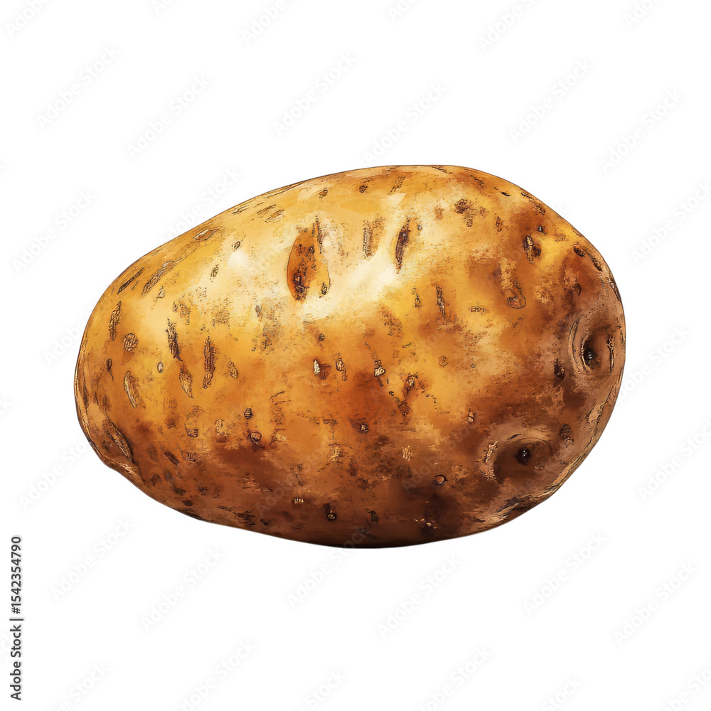 watercolor clipart of potato Stock Illustration | Adobe Stock