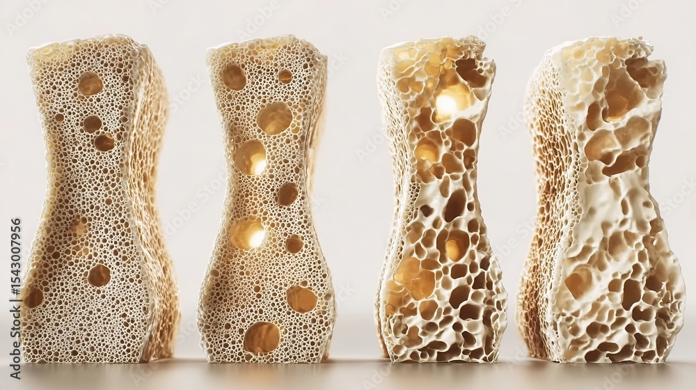 Anatomically accurate 3D medical comparison of the four stages of ...