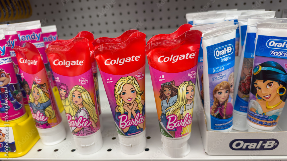 GUAYAQUIL, ECUADOR - JUN 19, 2025: Colgate and Oral-B children’s ...
