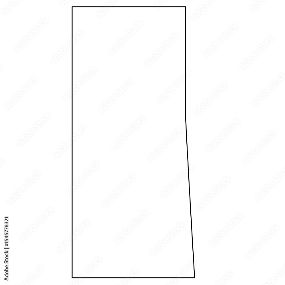 Saskatchewan Outline Map Vector | Canada Province SVG Map Stock Vector ...