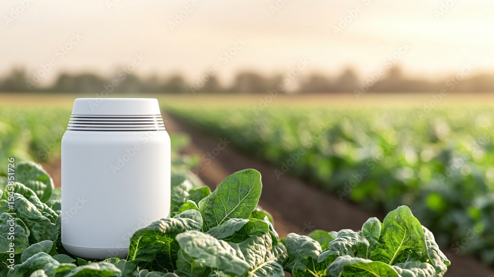 cloud-connected weather station in rural farm, agri-climate sensor ...