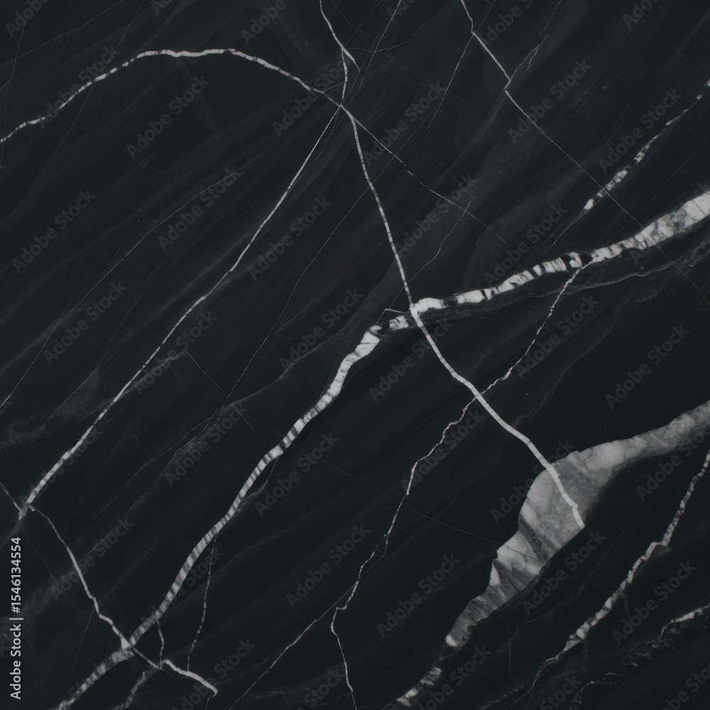 Jet Black Marble Texture with White Veining Gigapixel Standard ...