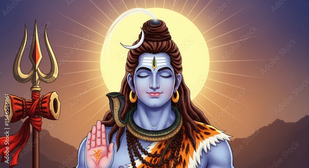 Lord Shiva Mahadev Shankar Neelkanth Adiyogi 4K HD Desktop Laptop ...