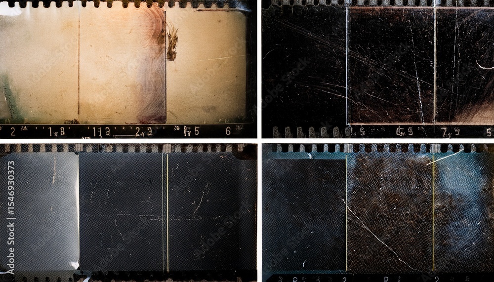 vintage film scan texture pack grunge overlays with dust and scratches ...
