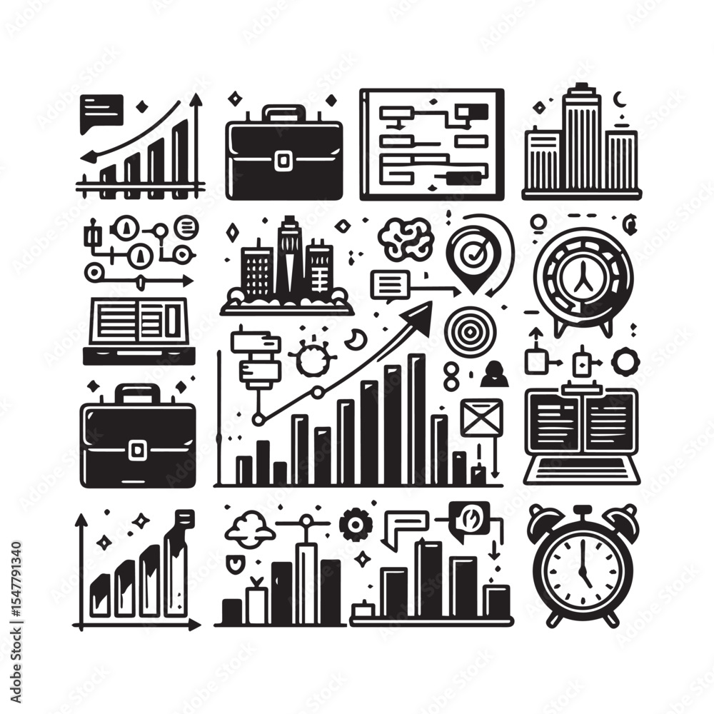 Vektor Comprehensive Target Icons Collection Featuring Aim, Goal ...