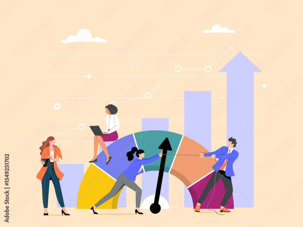 Team collaboration for measuring success, evaluation, analysis or ...