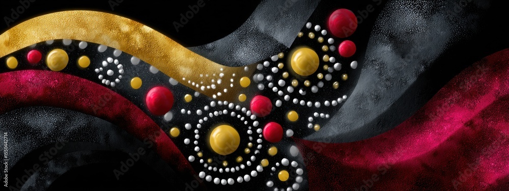 Ilustrace Naidoc celebration, Aboriginal patterns, traditional motifs ...