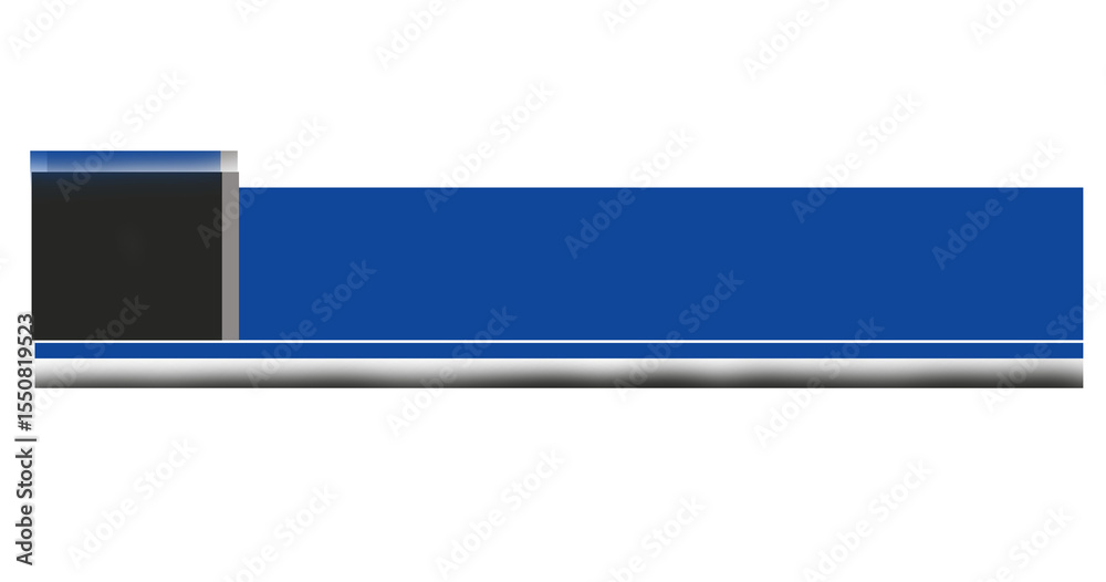 Lower Third with Transparent Background and Fade Effect ,Text Overlay ...
