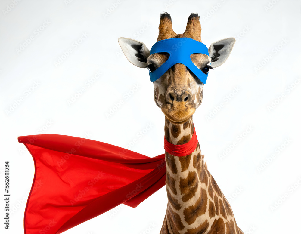 Superhero Giraffe A Tall Tale of Bravery and Adventure Stock Photo ...