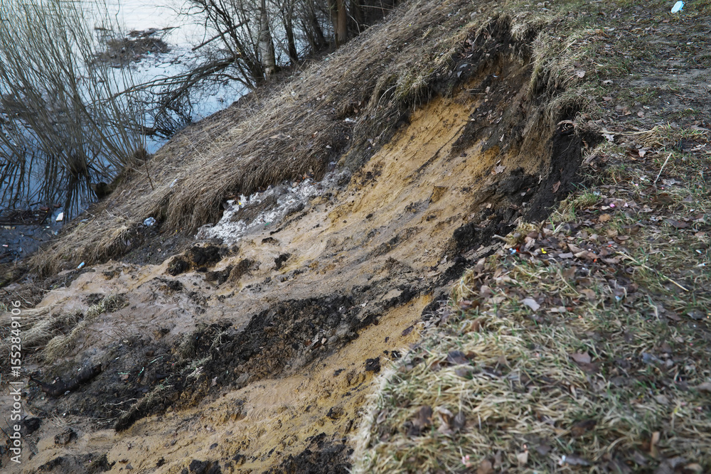 ** Erosion, Landslide, Riverbank, Soil, Nature, Environmental Impact ...