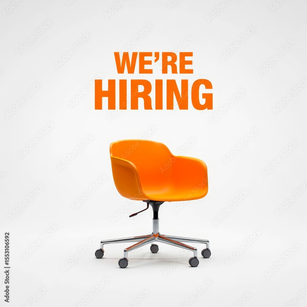 We are hiring message blank chair announcement Open job vacancies to ...