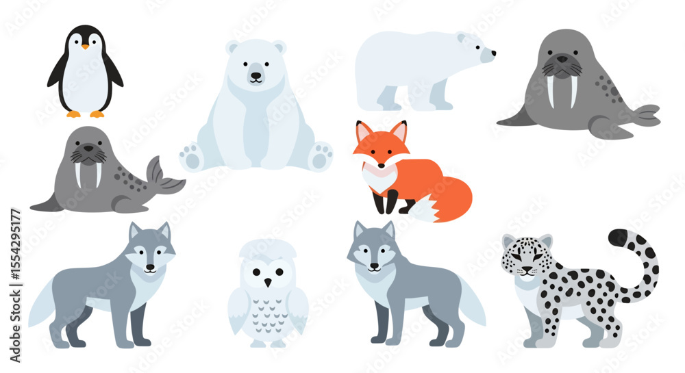 Adobe illustrator vector flat style illustration of a charming ...