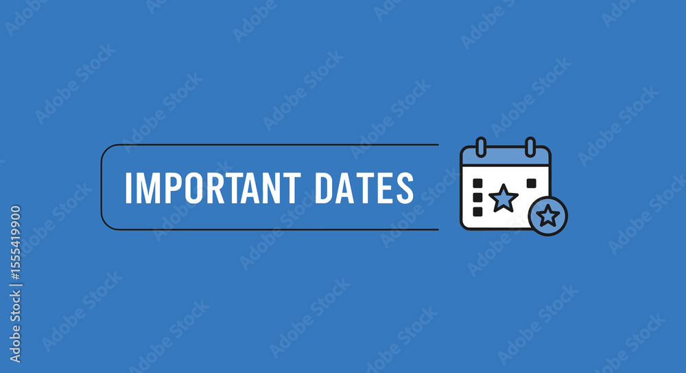 IMPORTANT DATES Calendar Design for Planning and Organizing Events ...