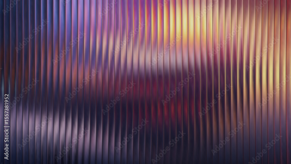 Fractal glass gradient background with pink sunset color and warm light ...