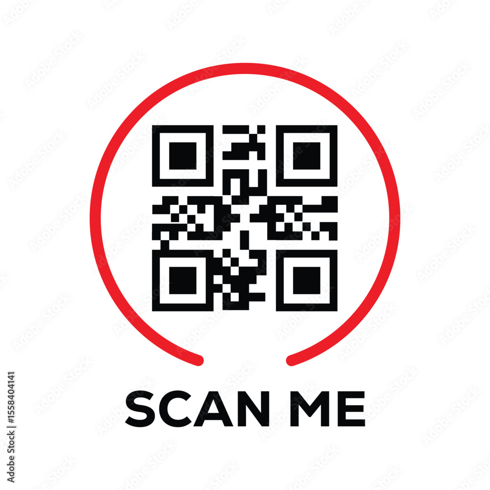 Vector de Stock Scan QR code icon. Digital scanning qr code. QR code ...