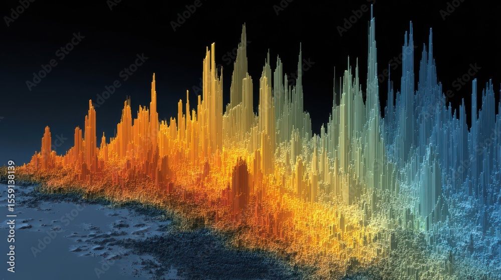 Thermo chart showing peak heat index during a record warm wave Stock ...