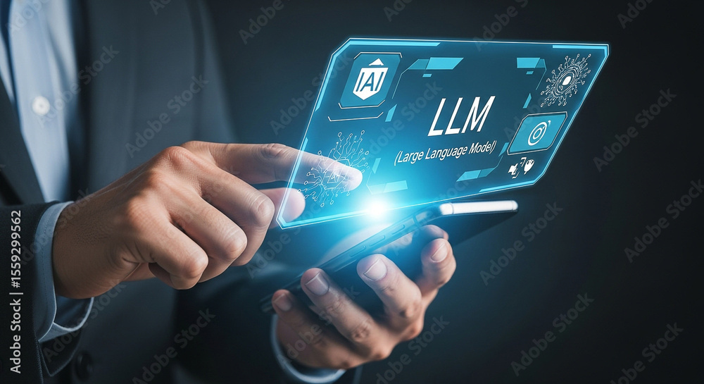 Llm large language model ai artificial intelligence technology future ...