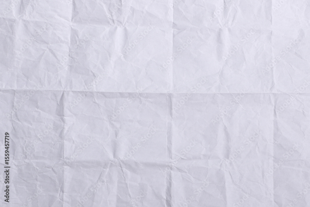 Wrinkled White Paper Texture Background for Scrapbook and Mockup Design ...