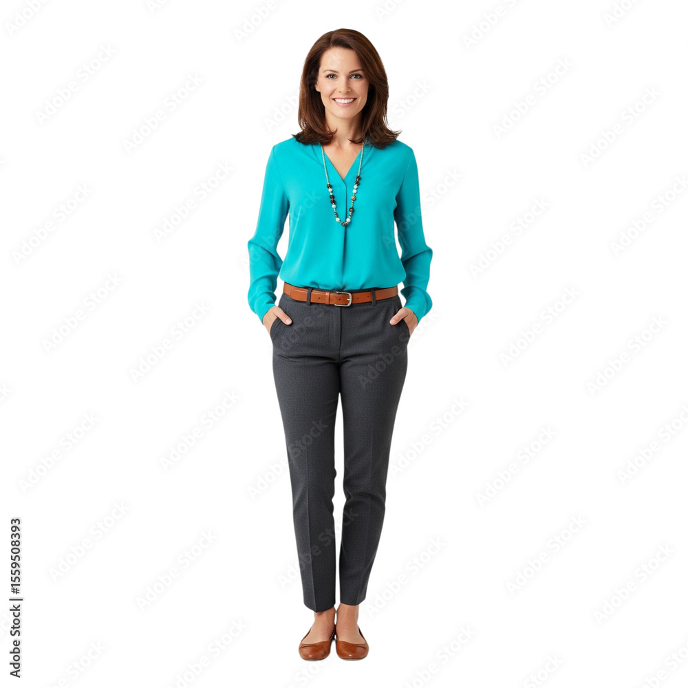 full length portrait of a woman Stock Photo | Adobe Stock