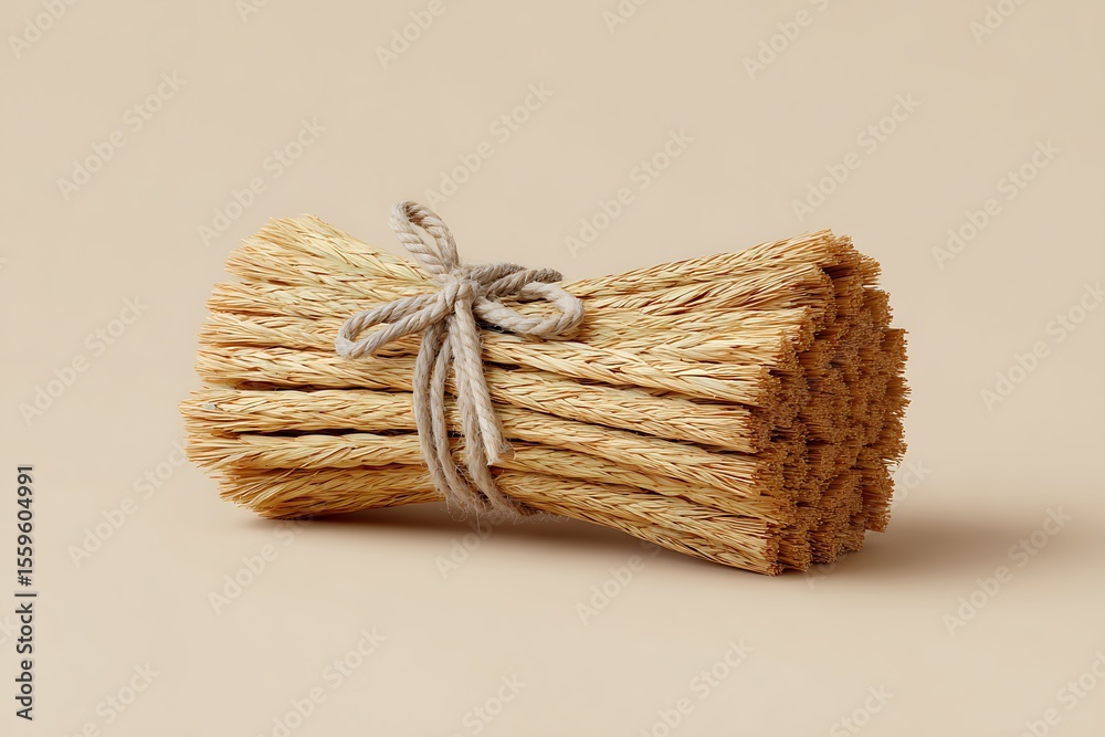Organic Straw Material for Farm Animals の Stock フォト | Adobe Stock