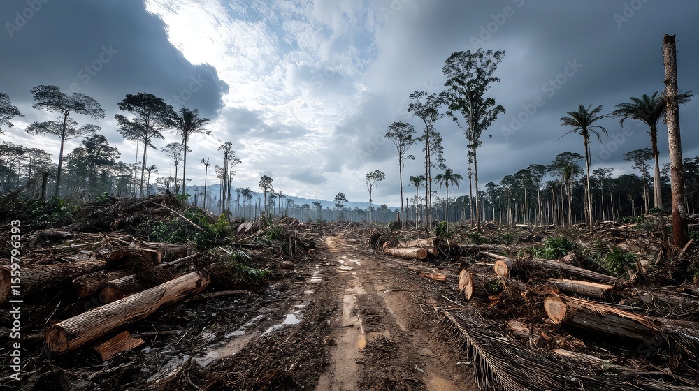 Deforestation accelerates climate change by releasing carbon dioxide ...