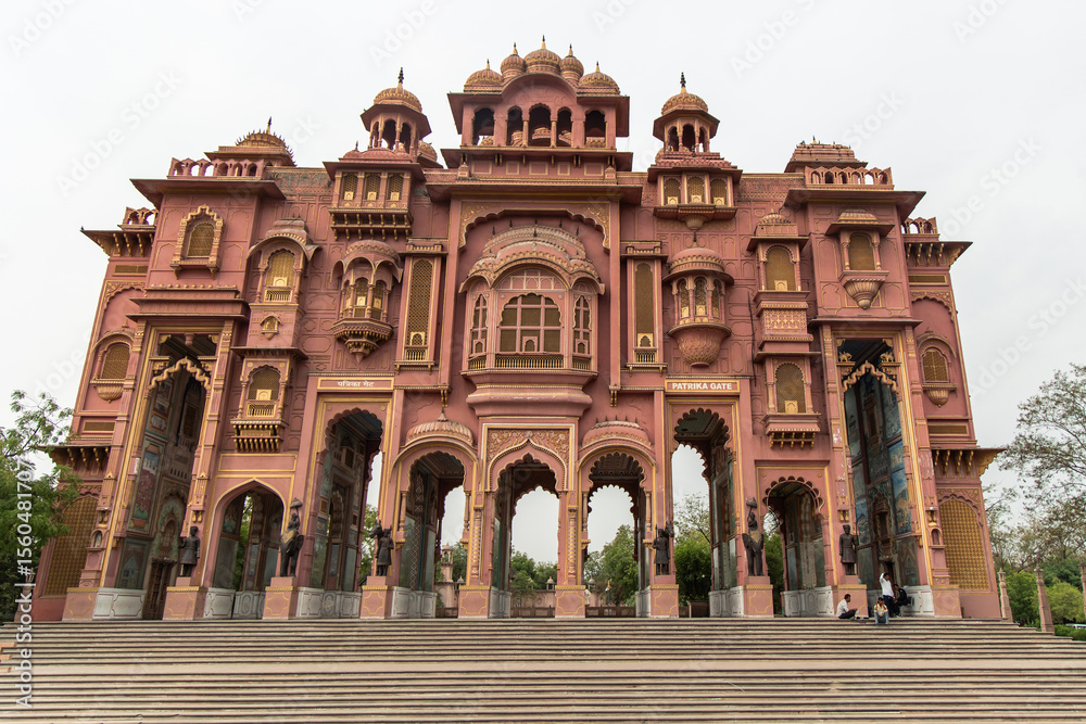 Patrika Gate representing Rajasthani architecture welcoming tourists in ...