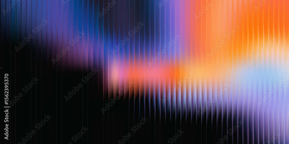 Glass ripple texture with dark gradient background and vivid orange ...