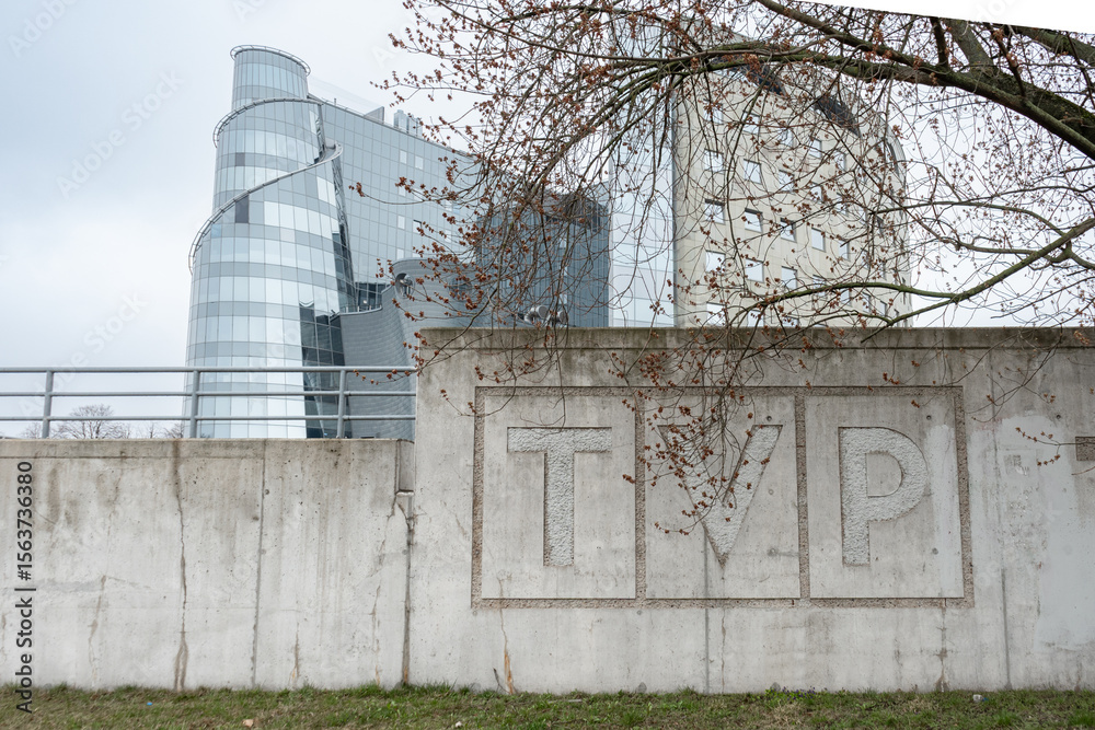 TVP Telewizja Polska S.A. headquarters builiding at Jana Pawła ...