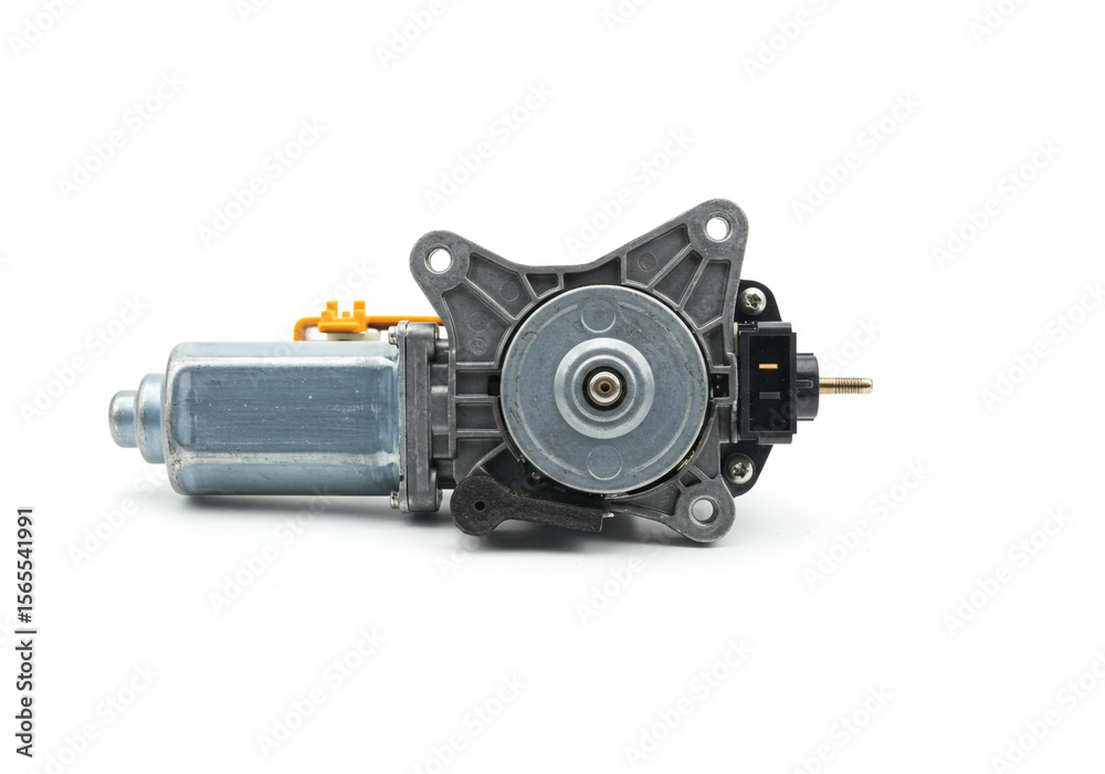DC Electric Motor with Circular Gearbox – Compact Torque-Boosting Drive ...