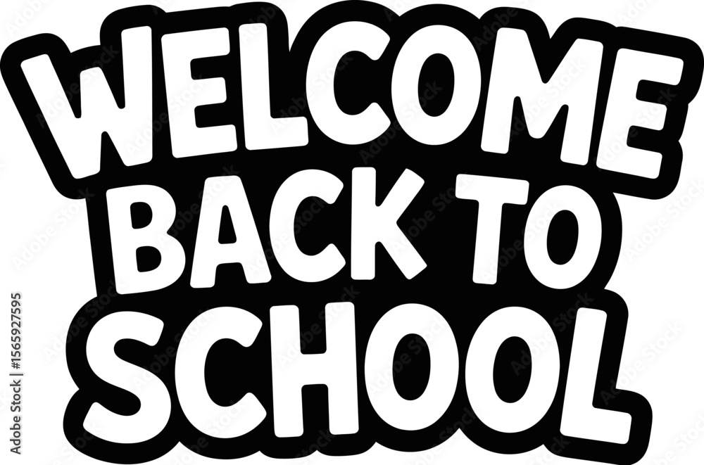 Welcome back to school banner design for teachers and students ...