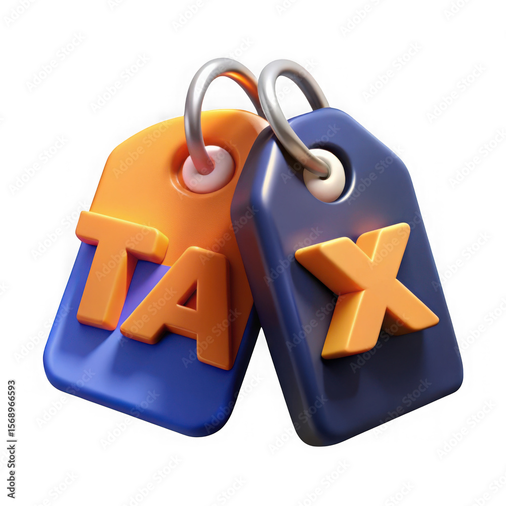 Photo of two tags with tx letters isolated on transparent background の ...
