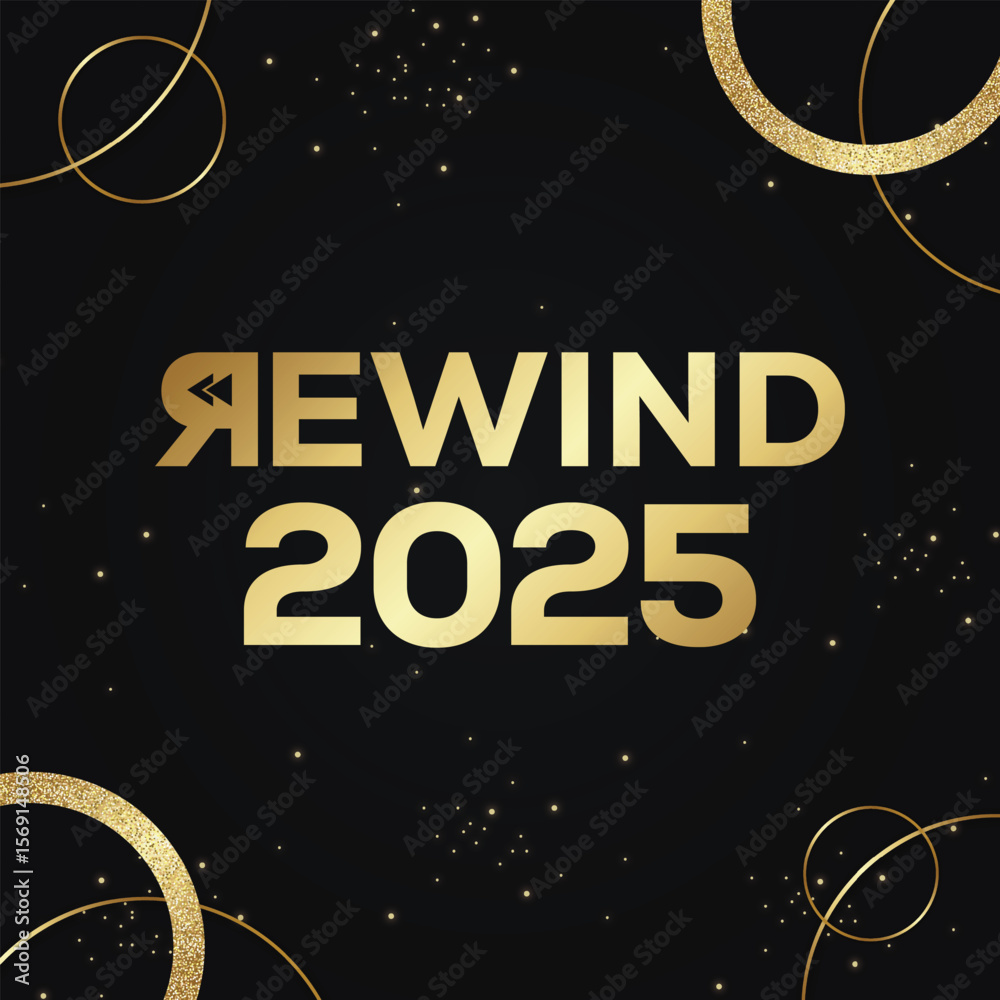 2025 year rewind, Concept words 2025 REWIND. 2025 RECAP Stock Vector ...