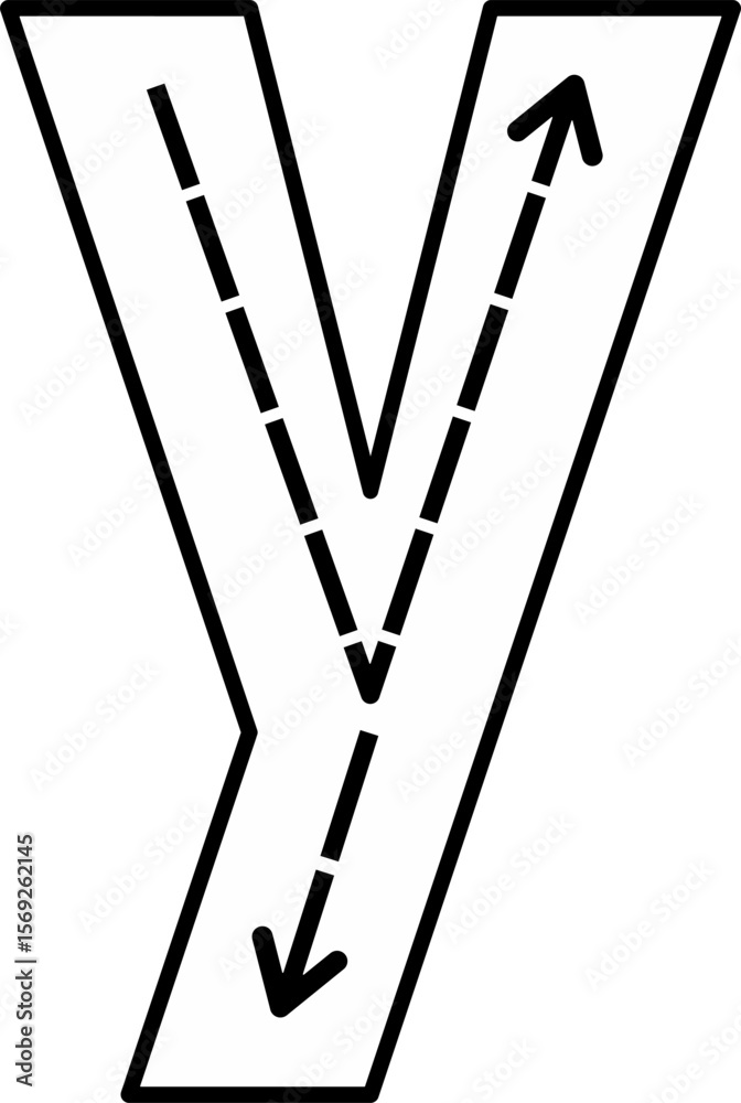 Alphabet Tracing Worksheet with Arrow Stroke Guide - Printable ...