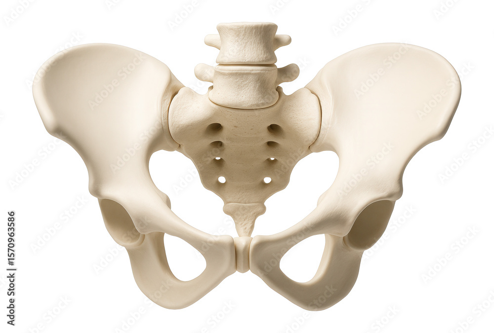 Horse pelvis with wide ilium and robust sacrum Stock Photo | Adobe Stock