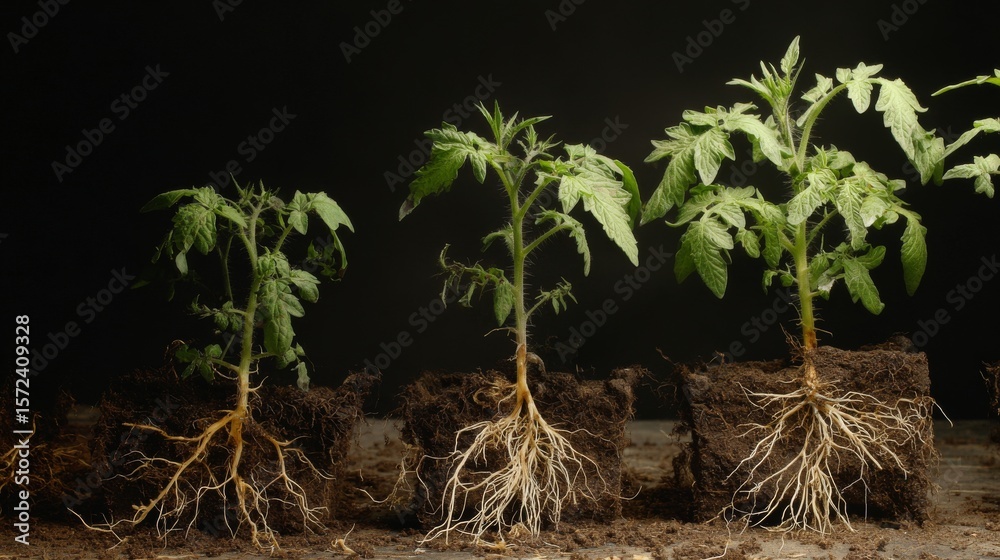Time-lapse evolution of tomato plants regressing to wild ancestral ...