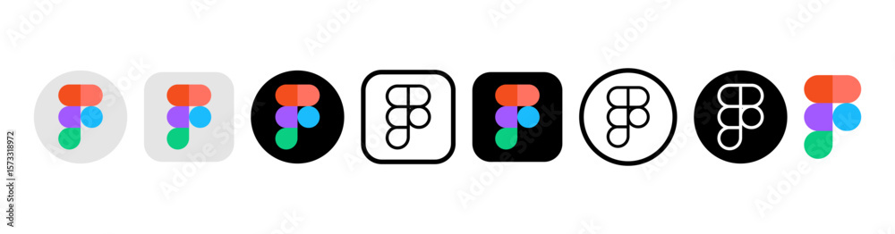 Figma Logo Icon – High-Resolution Vector Design Tool Figma Symbol for ...