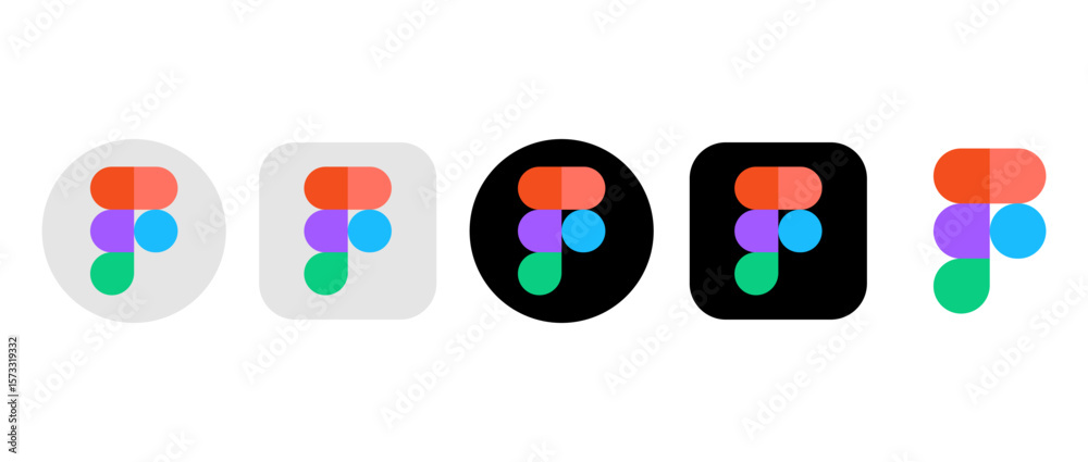 Figma Logo Icon – High-Resolution Vector Design Tool Figma Symbol for ...