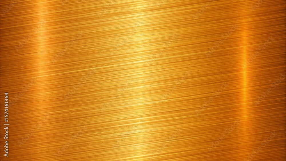Brushed gold metal texture with vertical light reflections Stock ...