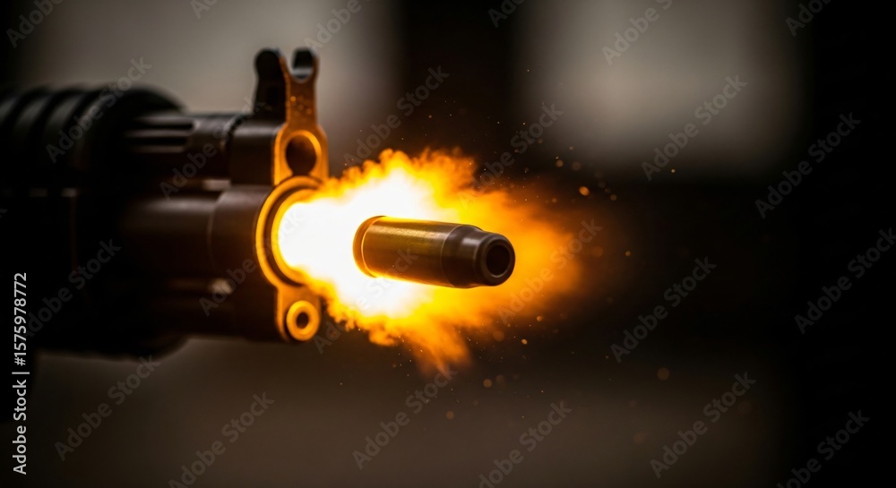Muzzle Flash Caught on Camera as Firearm Discharges in Slow Motion ...