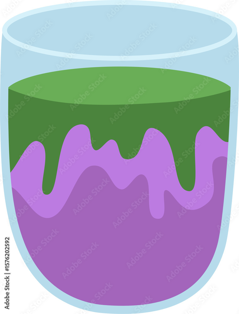 Purple Ube Drink, ube matcha latte Stock Illustration | Adobe Stock