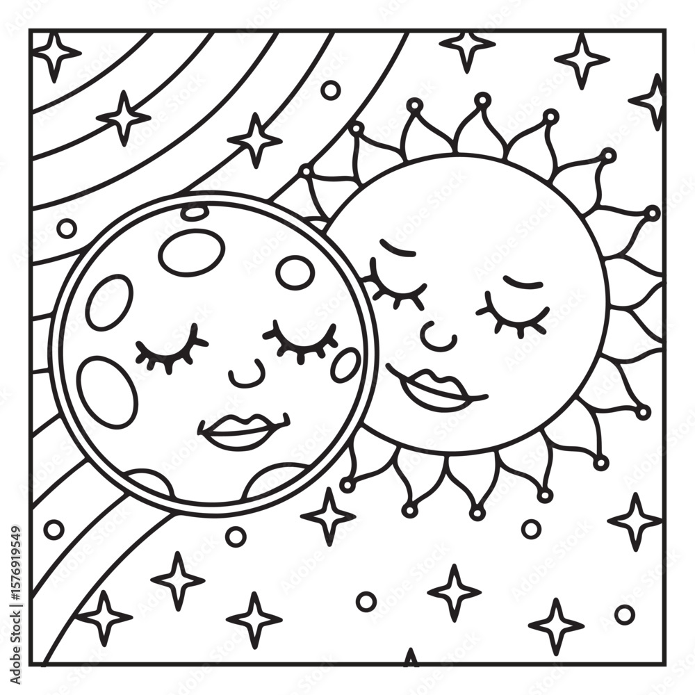 Space Coloring Pages for Kids – Bold and Easy Outer Space Fun with ...