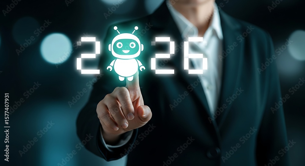 Fotografie Artificial Intelligence Trends for 2026.Future of Artificial ...