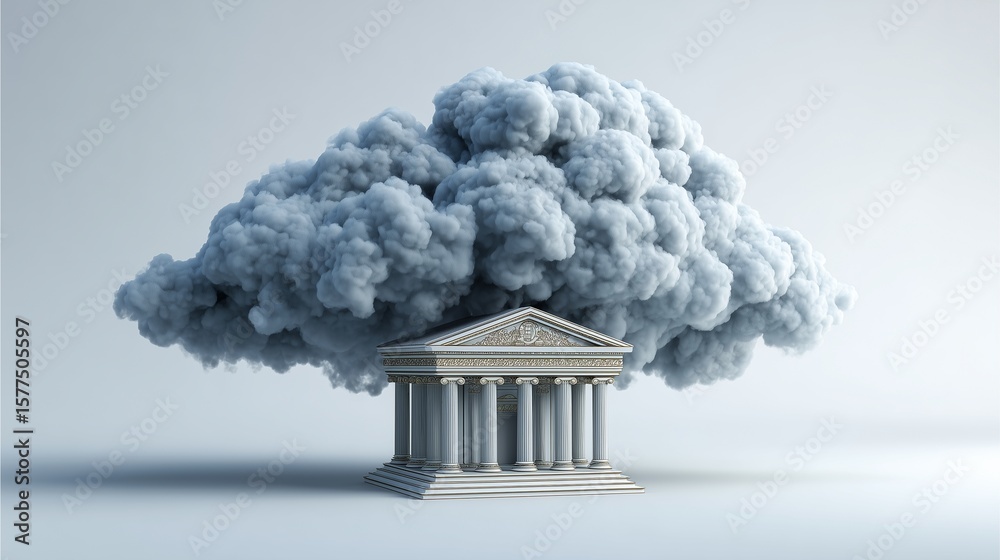 Cloud and Courthouse: Conceptual rendering of a classical courthouse ...